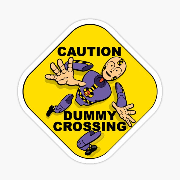 Crash Test Stickers | Redbubble