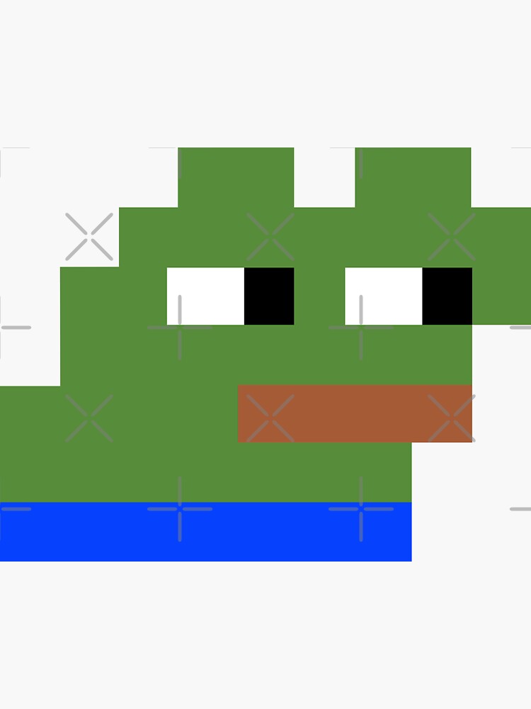 "8-Bit Pepe" Sticker von mullelito | Redbubble