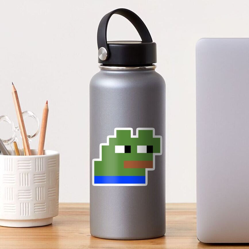 "8-Bit Pepe" Sticker von mullelito | Redbubble