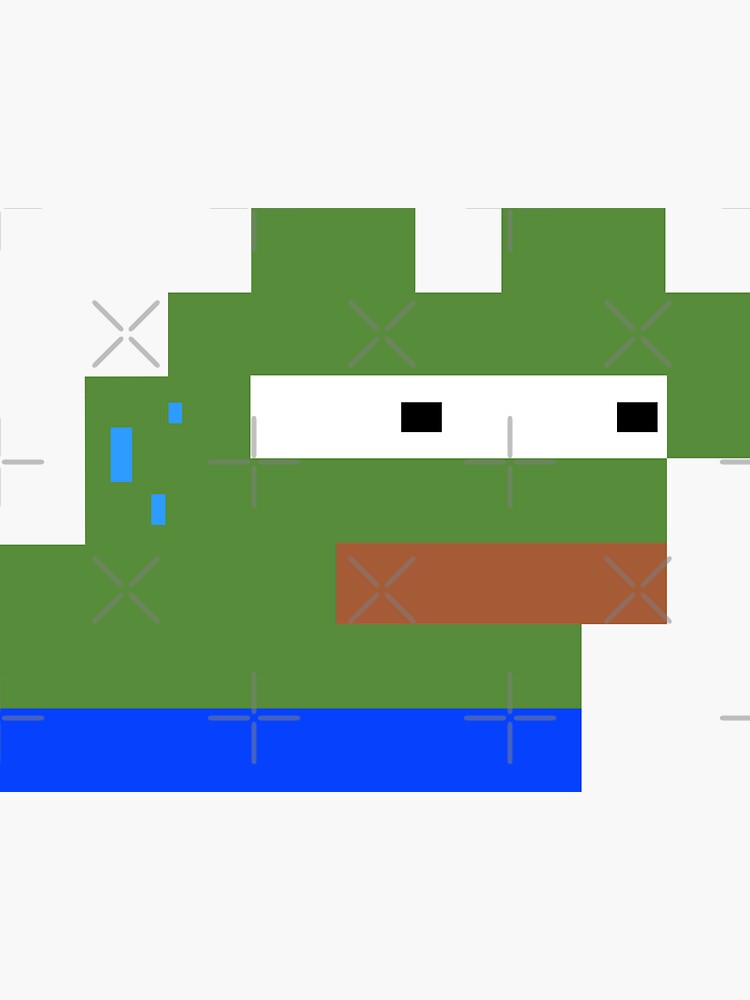 "8-Bit pepeS" Sticker for Sale by mullelito | Redbubble