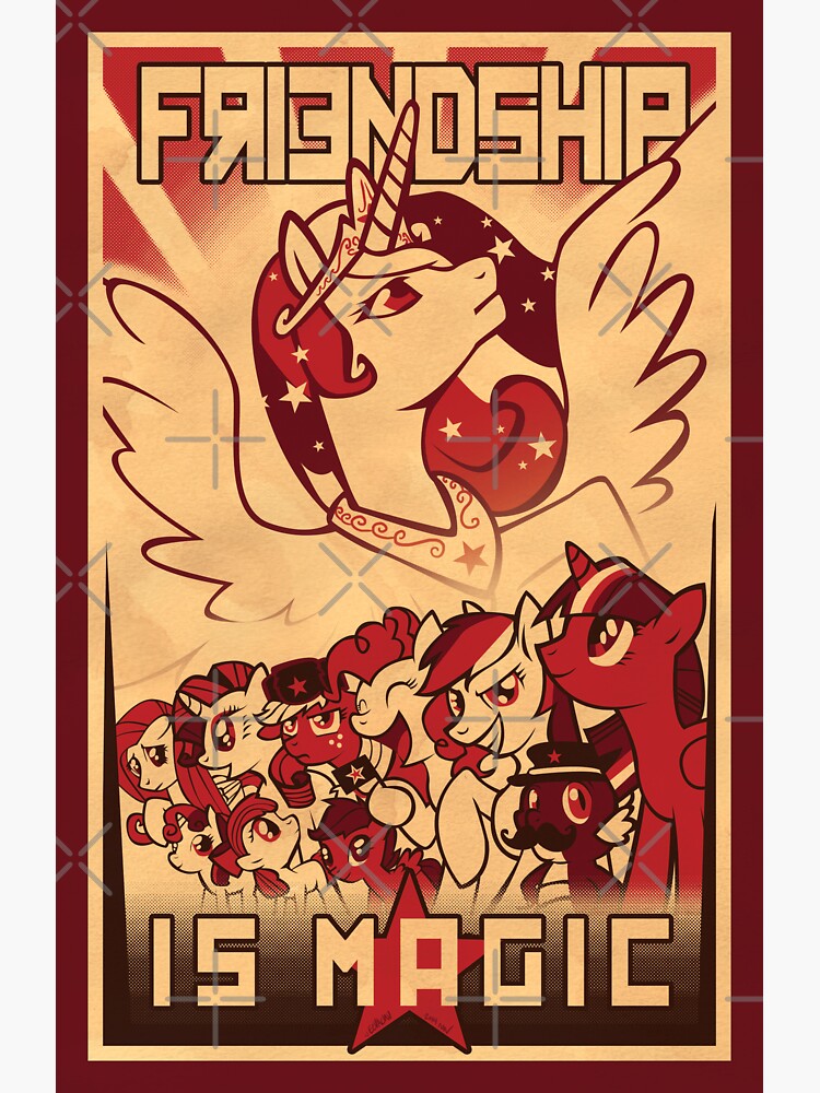 "Friendship is Magic" Sticker by Eevachu | Redbubble