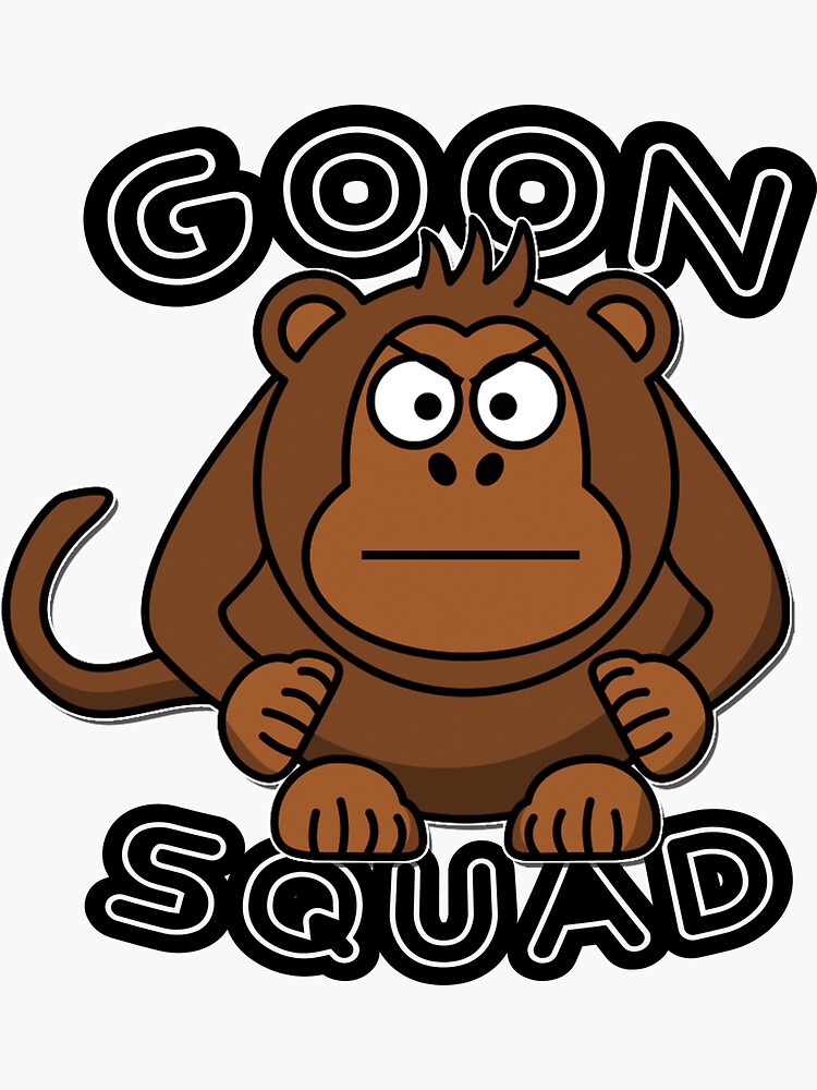 "GOON SQUAD!!" Sticker for Sale by Graphix247 | Redbubble