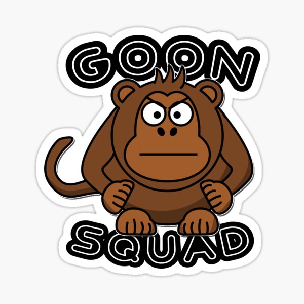 "GOON SQUAD!!" Sticker for Sale by Graphix247 | Redbubble