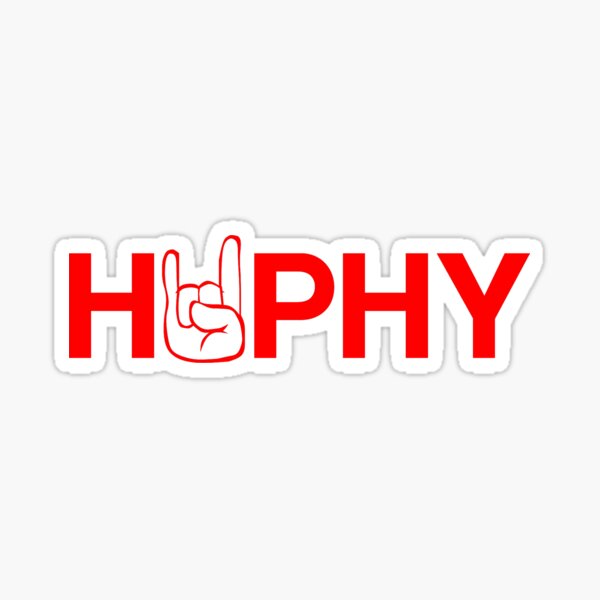 "Hyphy (Red)" Sticker for Sale by Johzhn | Redbubble