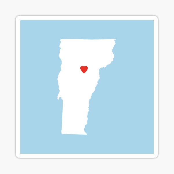 "Vermont Love" Sticker for Sale by Maren Misner | Redbubble