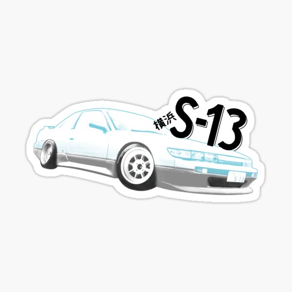 "Classic Two Tone S13 - Halftone" Sticker by Bacn | Redbubble