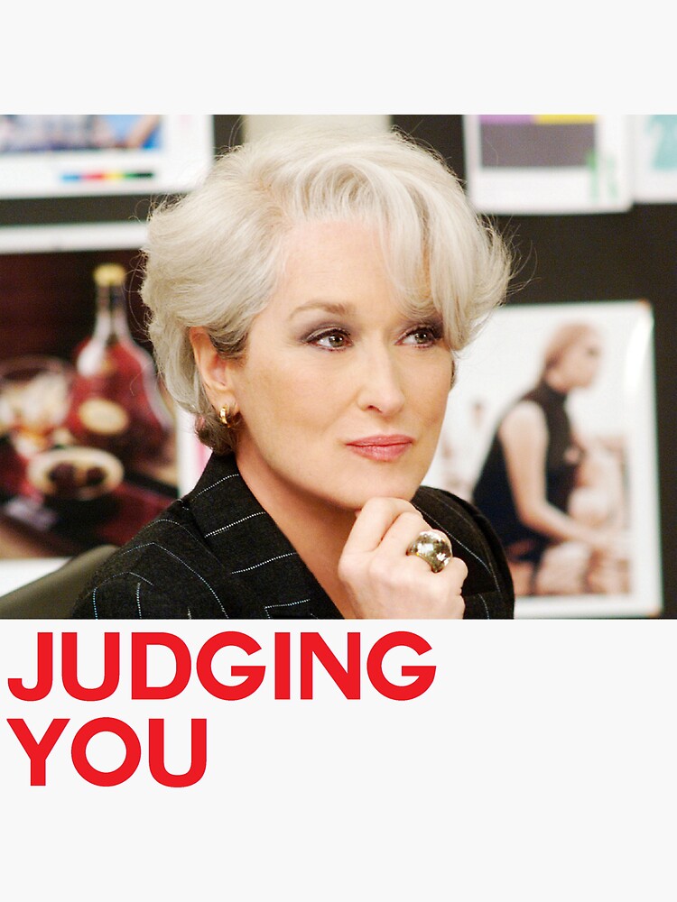 "Miranda Priestly" Sticker for Sale by jenniferlothian | Redbubble