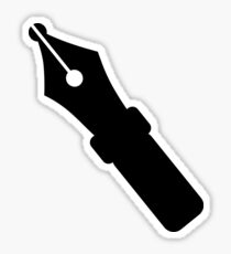 Fountain Pen Stickers | Redbubble