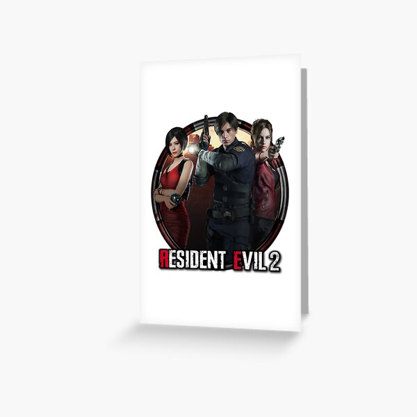 "RE2 Remake Heroes and Heroines " Greeting Card by Darkenlord | Redbubble