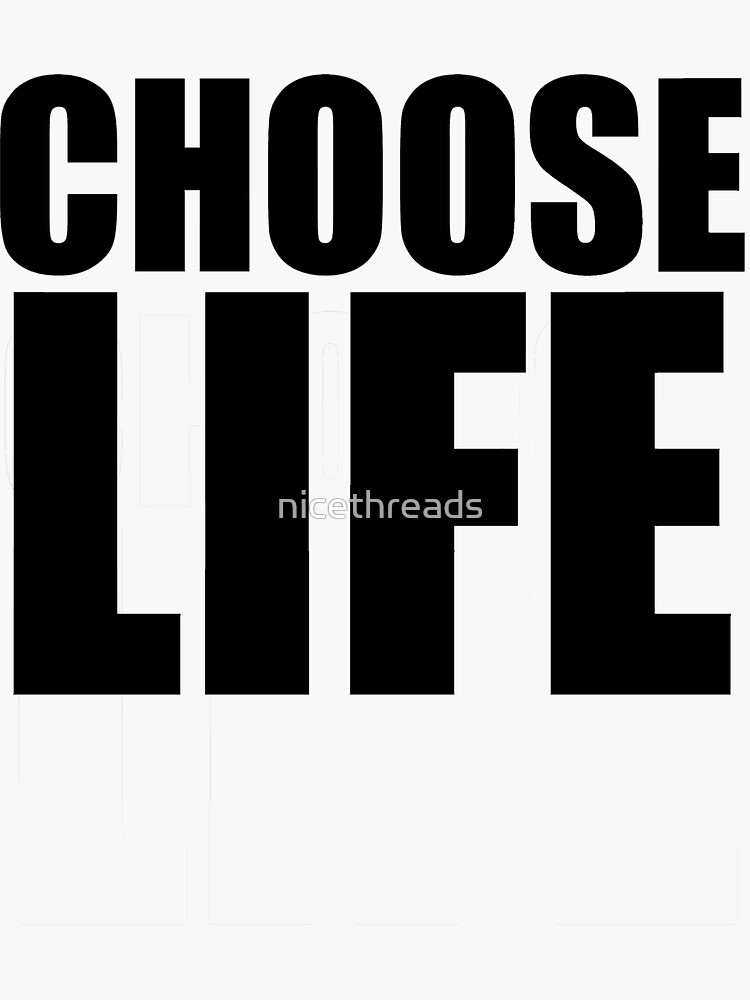 "Choose Life !! WHAM" Sticker by nicethreads | Redbubble