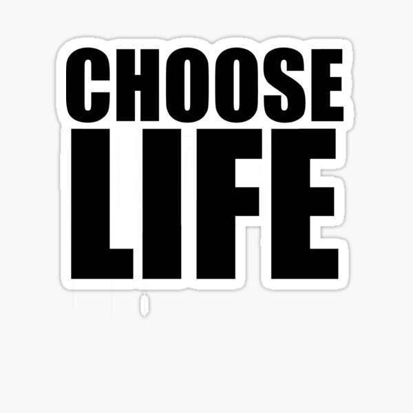"Choose Life !! WHAM" Sticker by nicethreads | Redbubble