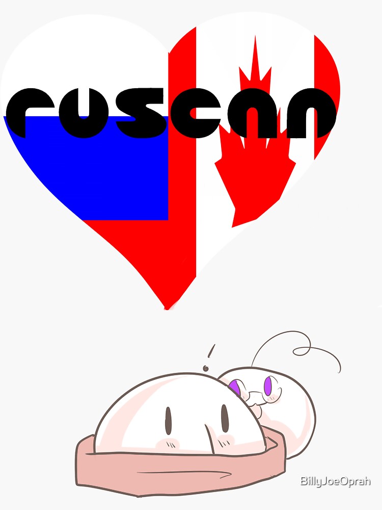 "Ruscan heart + Mochis" Sticker for Sale by BillyJoeOprah | Redbubble