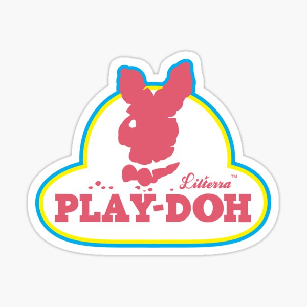 "Play-doh " Sticker for Sale by Lilterra | Redbubble