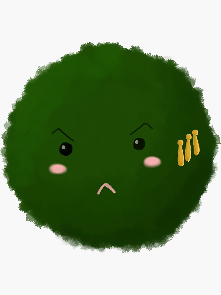 "Blushing Zoro Marimo" Sticker by usopping | Redbubble