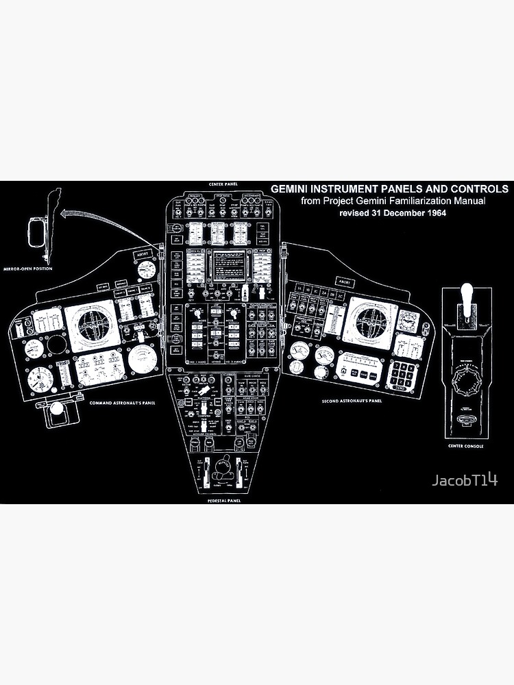 "Gemini Instrument Panels" Sticker by JacobT14 | Redbubble