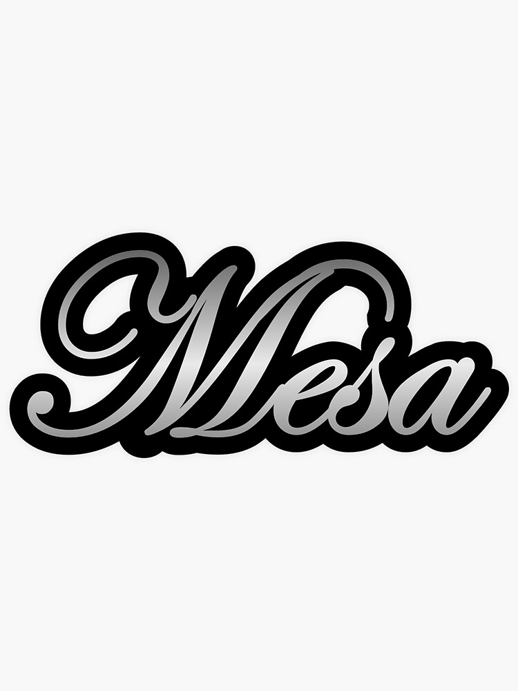 "Vintage Silver Mesa" Sticker for Sale by matanga | Redbubble