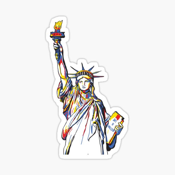 Statue Of Liberty Stickers | Redbubble