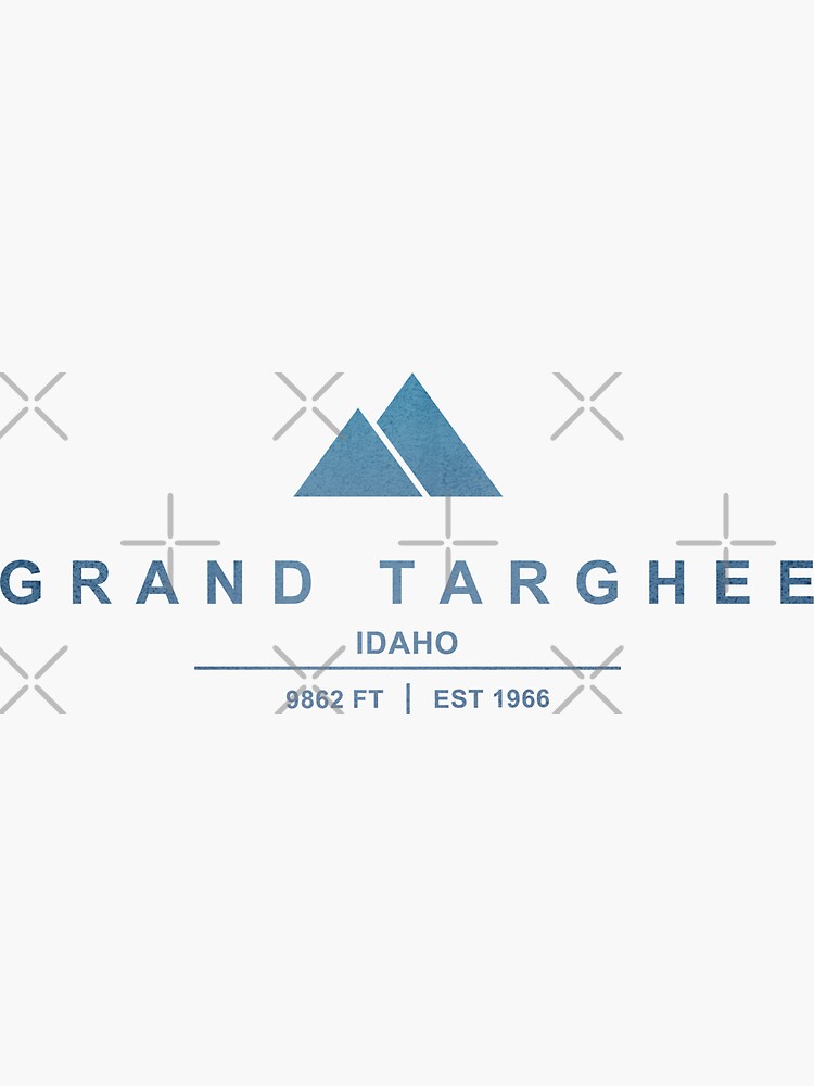 "Grand Targhee Ski Resort Idaho" Sticker for Sale by CarbonClothing ...