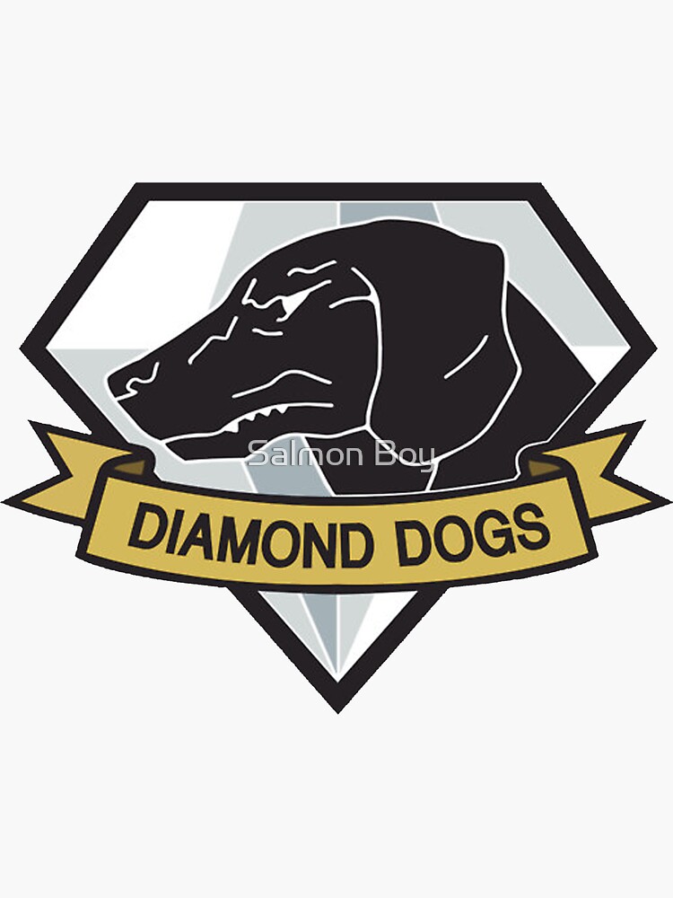"The Diamond Dogs" Sticker for Sale by DickieNips | Redbubble