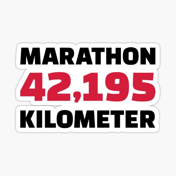 Kilometer Stickers | Redbubble