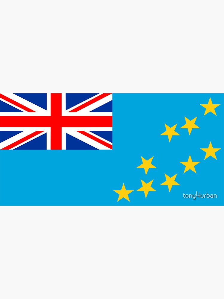 "flag of Tuvalu" Sticker for Sale by tony4urban | Redbubble