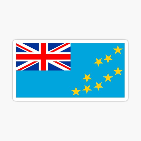 "flag of Tuvalu" Sticker for Sale by tony4urban | Redbubble