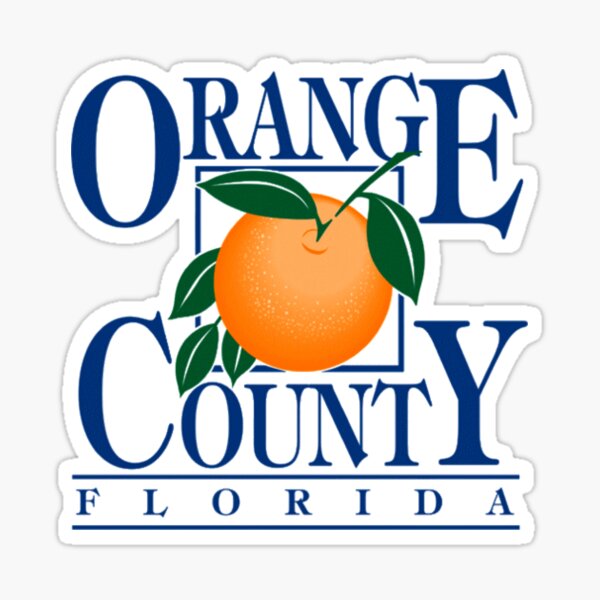 "ORANGE COUNTY, FLORIDA" Sticker for Sale by IMPACTEES | Redbubble