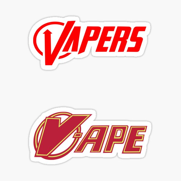 "vapor sticker 2 pack" Sticker for Sale by moonmorph | Redbubble