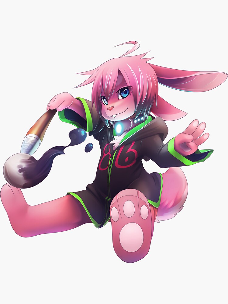 "Inkbunny by ZUDRAGON - Variation 1" Sticker for Sale by inkbunny ...