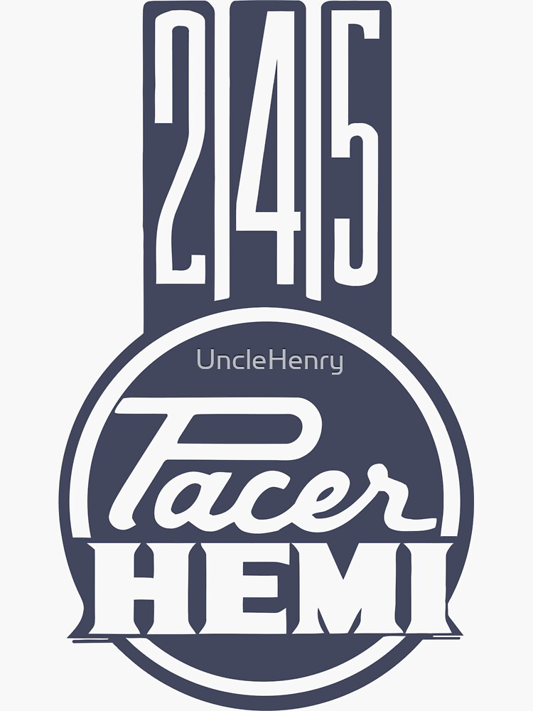 "Valiant Pacer 245 Hemi" Sticker by UncleHenry | Redbubble