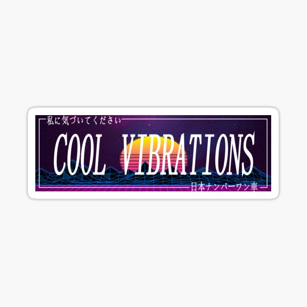 "Car Slap - Vaporwave Cool Vibration" Sticker for Sale by ikester921 ...