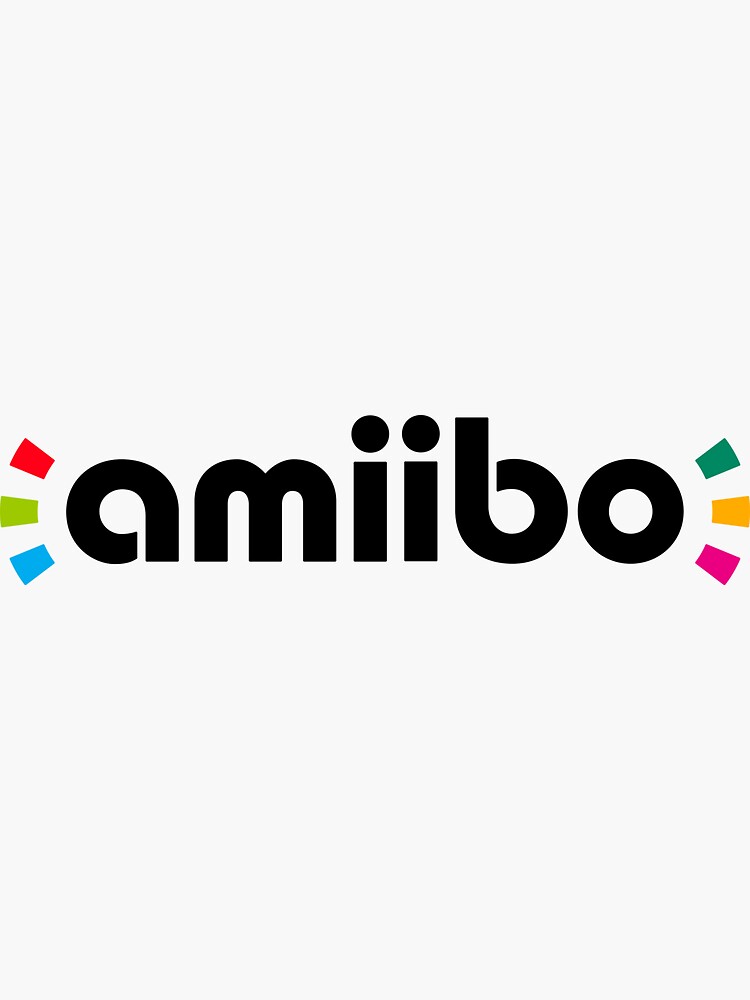 "Amiibo Logo" Sticker for Sale by TomsTops | Redbubble