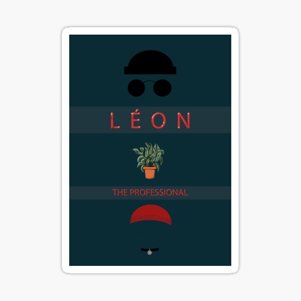 "Léon :The Professional" Sticker for Sale by Iltoradi | Redbubble