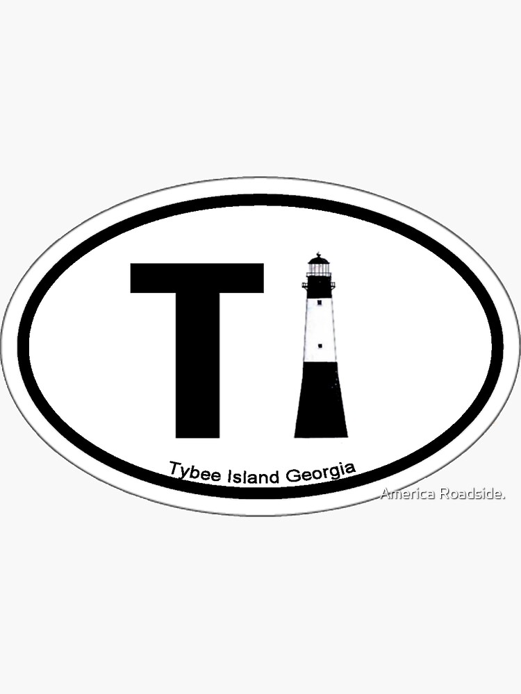 "Tybee Island - Georgia." Sticker for Sale by ishore1 | Redbubble