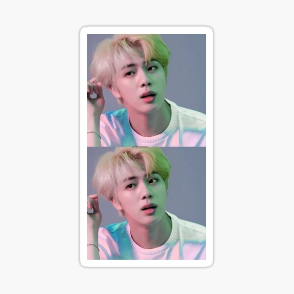 Jin Laughing Bts Sticker By Suzangg Redbubble