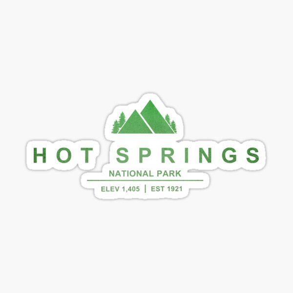 Hot Springs National Park Stickers | Redbubble