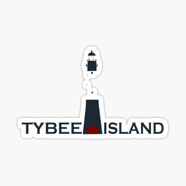"Tybee Island - Georgia." Sticker for Sale by America Roadside. | Redbubble