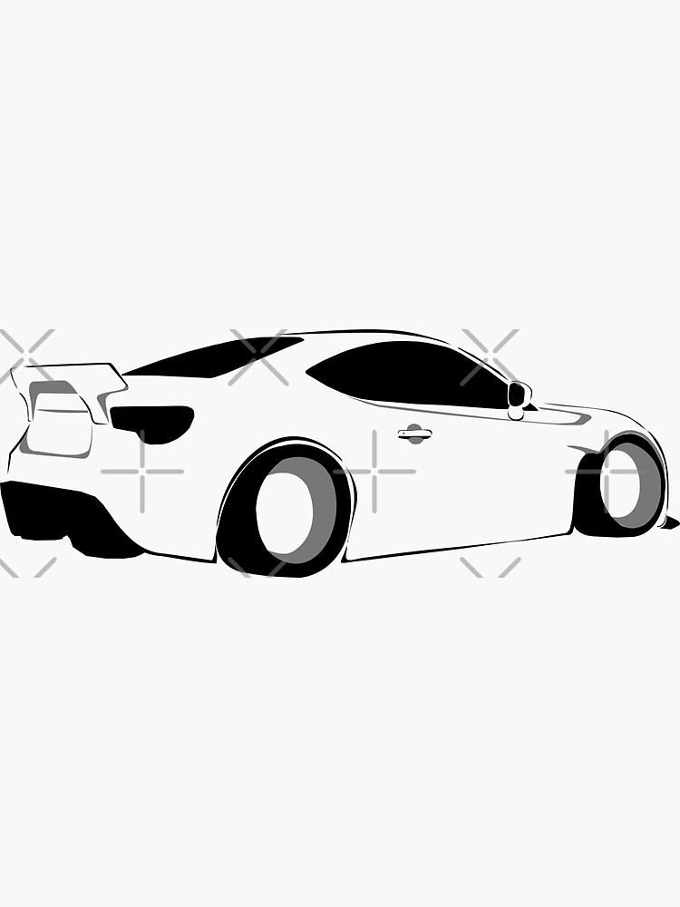 "GT86" Sticker by ClassicAuto | Redbubble