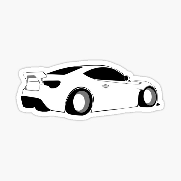 "GT86" Sticker by ClassicAuto | Redbubble