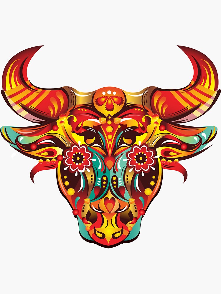 "Taurus" Sticker for Sale by candelakis | Redbubble