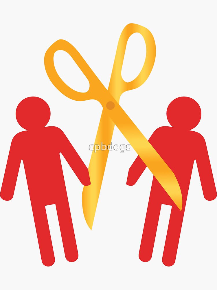 "Golden Scissors" Sticker by cpbdogs | Redbubble