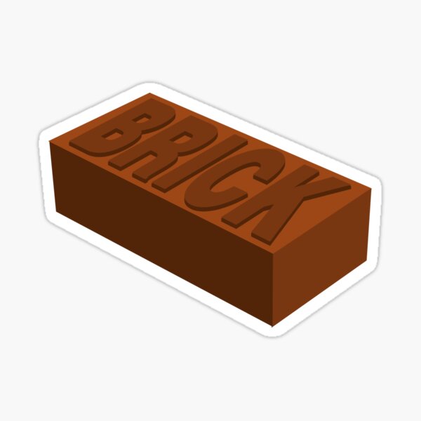 "Brick" Sticker for Sale by PinMatt | Redbubble