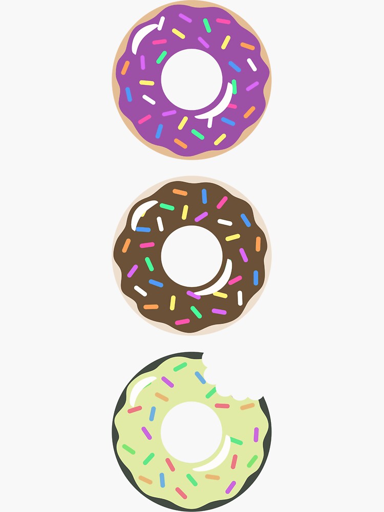 "Heaven ( Better Known as Multiple Donuts )" Sticker for Sale by ...