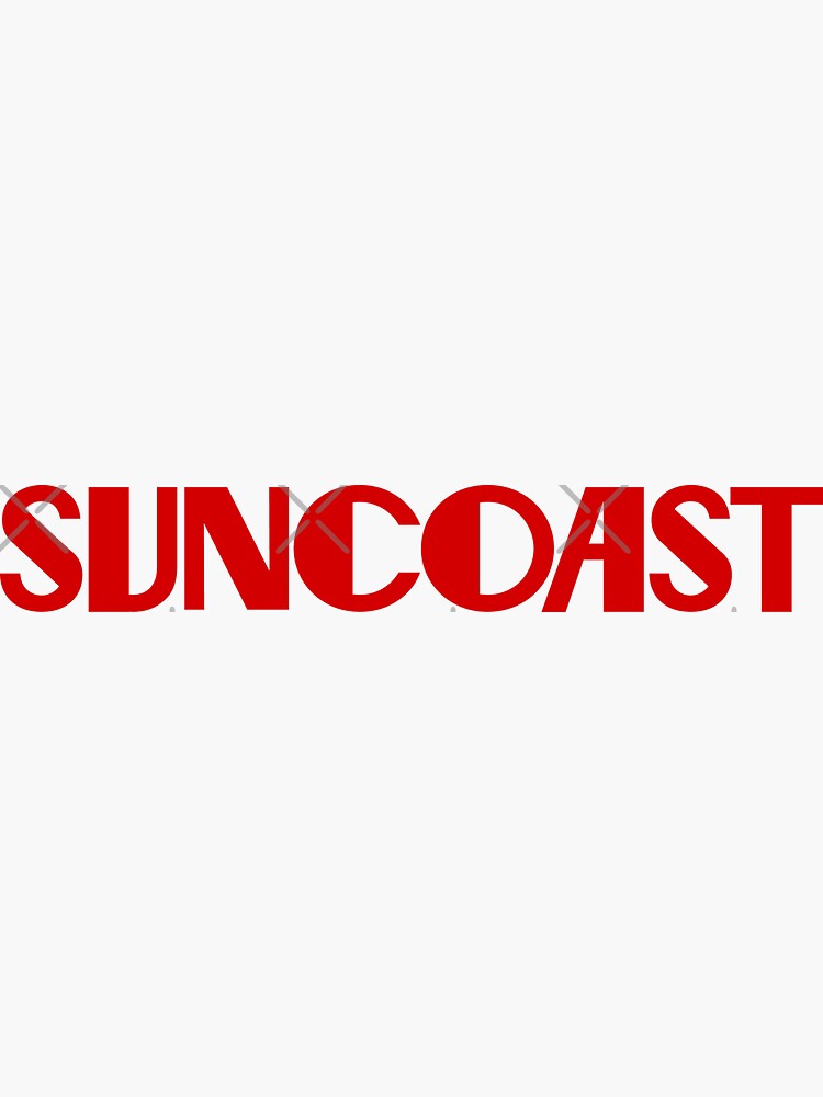 "Suncoast Video Shirt" Sticker for Sale by typeo | Redbubble
