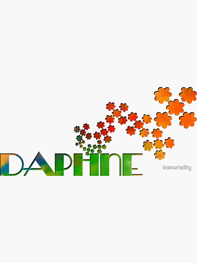 "The Name Game - Daphne" Sticker by immortality | Redbubble