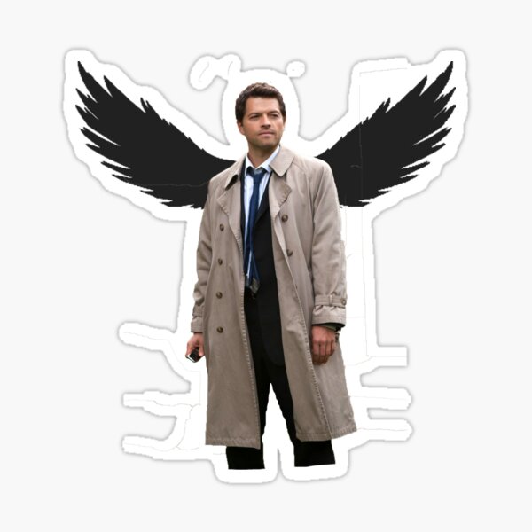 "Castiel" Sticker for Sale by YazzBissenden | Redbubble