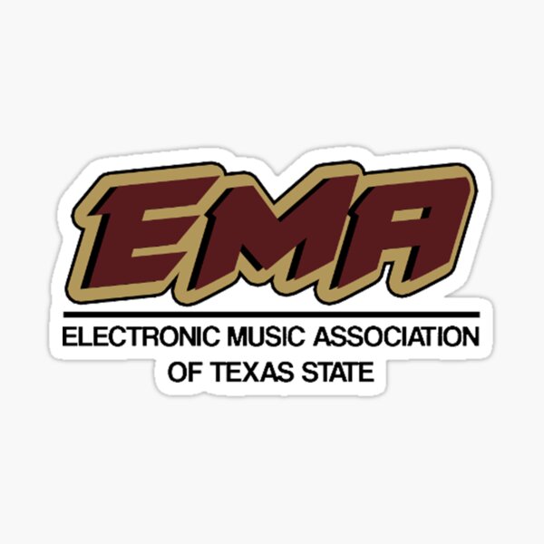 "Electronic Music Association - Logo" Sticker by icecoldbvrr | Redbubble
