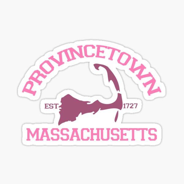 "Provincetown - Cape Cod." Sticker for Sale by ishore1 | Redbubble