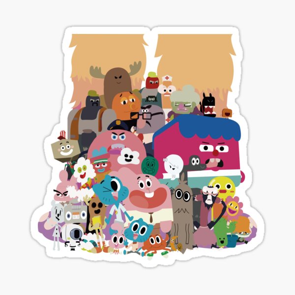 Amazing World Of Gumball Stickers | Redbubble