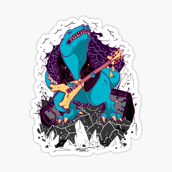 "T-Rox" Sticker by seven7thunders | Redbubble